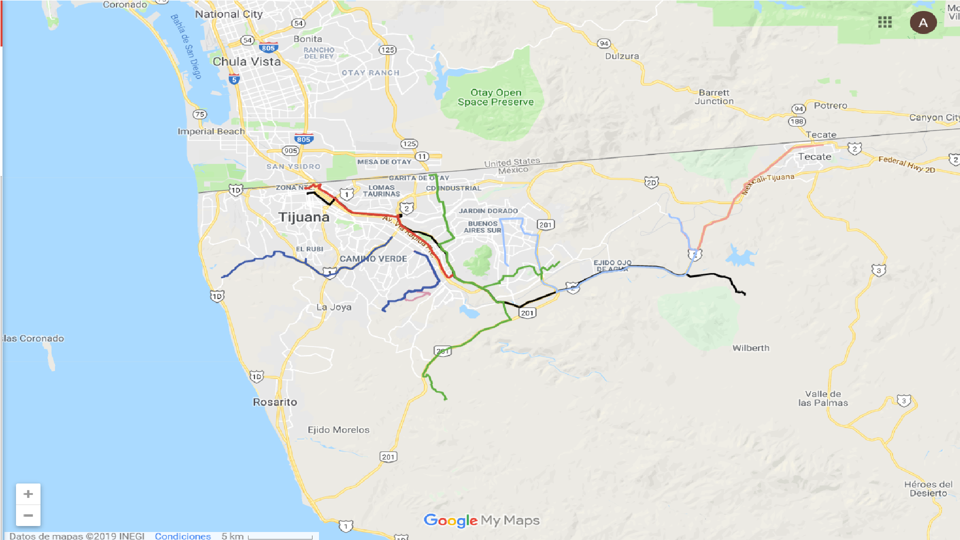 RUTAS – CALAFIAS TIJUANA